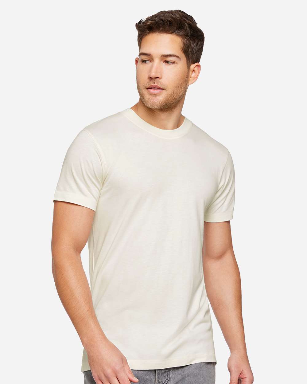 Bamboo Tee Eggshell - Ultra Soft Mens Bamboo Tee Shirts – ComfyThreads
